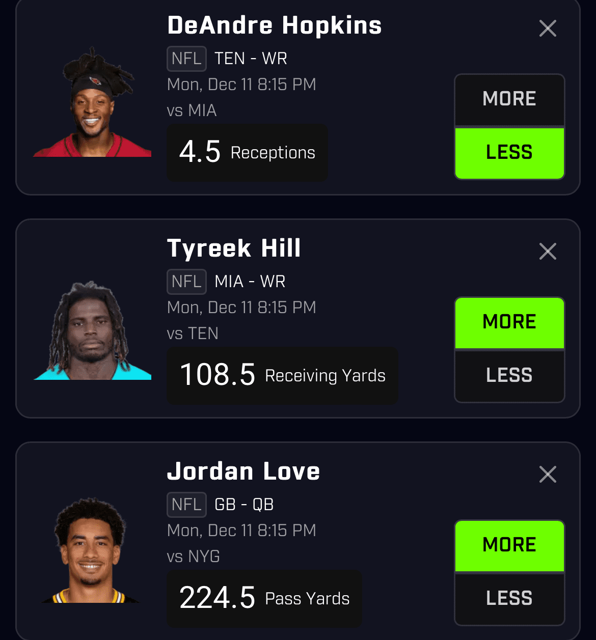 Nfl Prizepicks Predictions Week 14 Dfs Prop Picks Monday Night